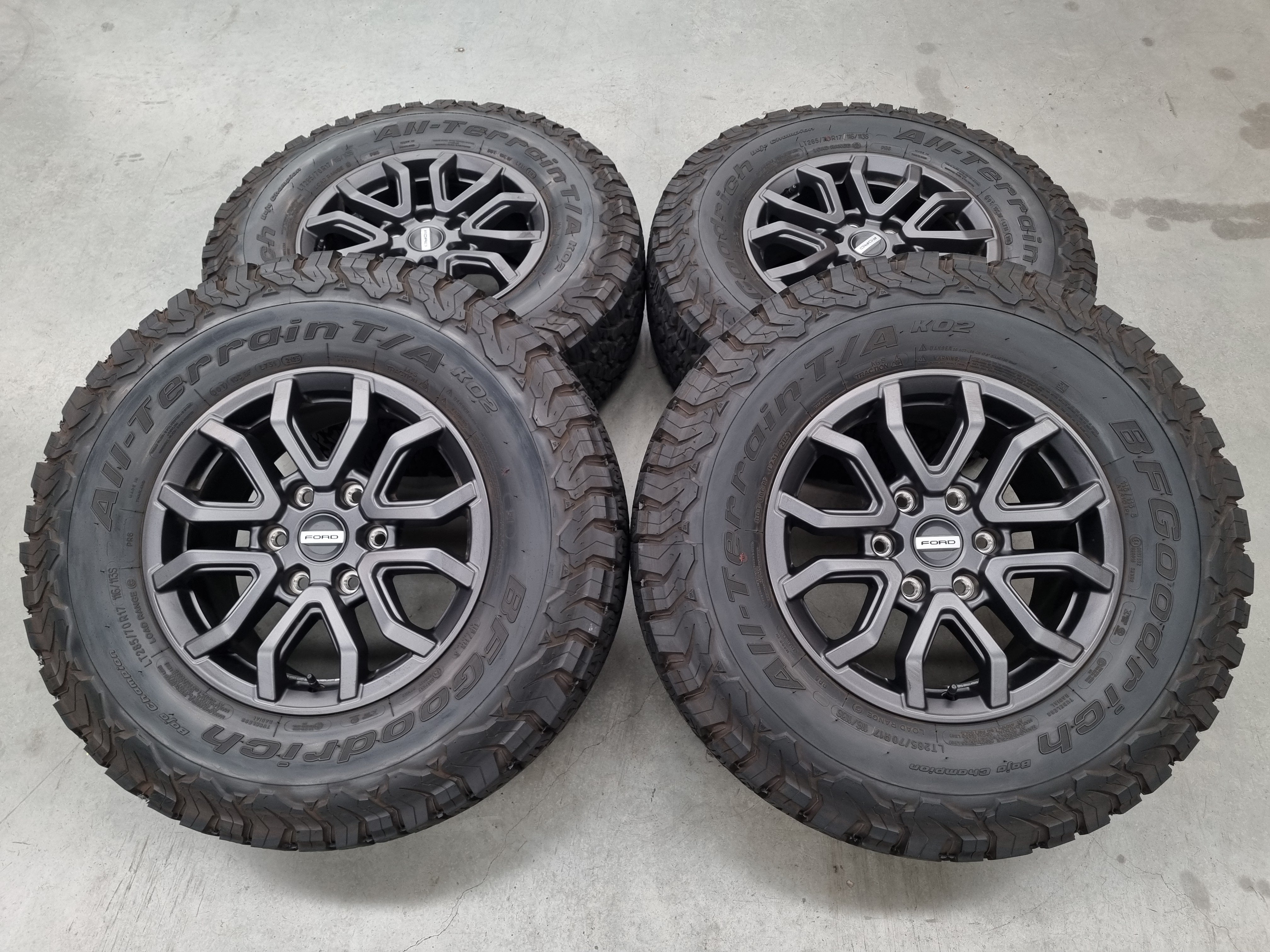 Genuine FORD Ranger Raptor 17 Inch Wheels and Tyres Set of 4 – Wheel Dealer