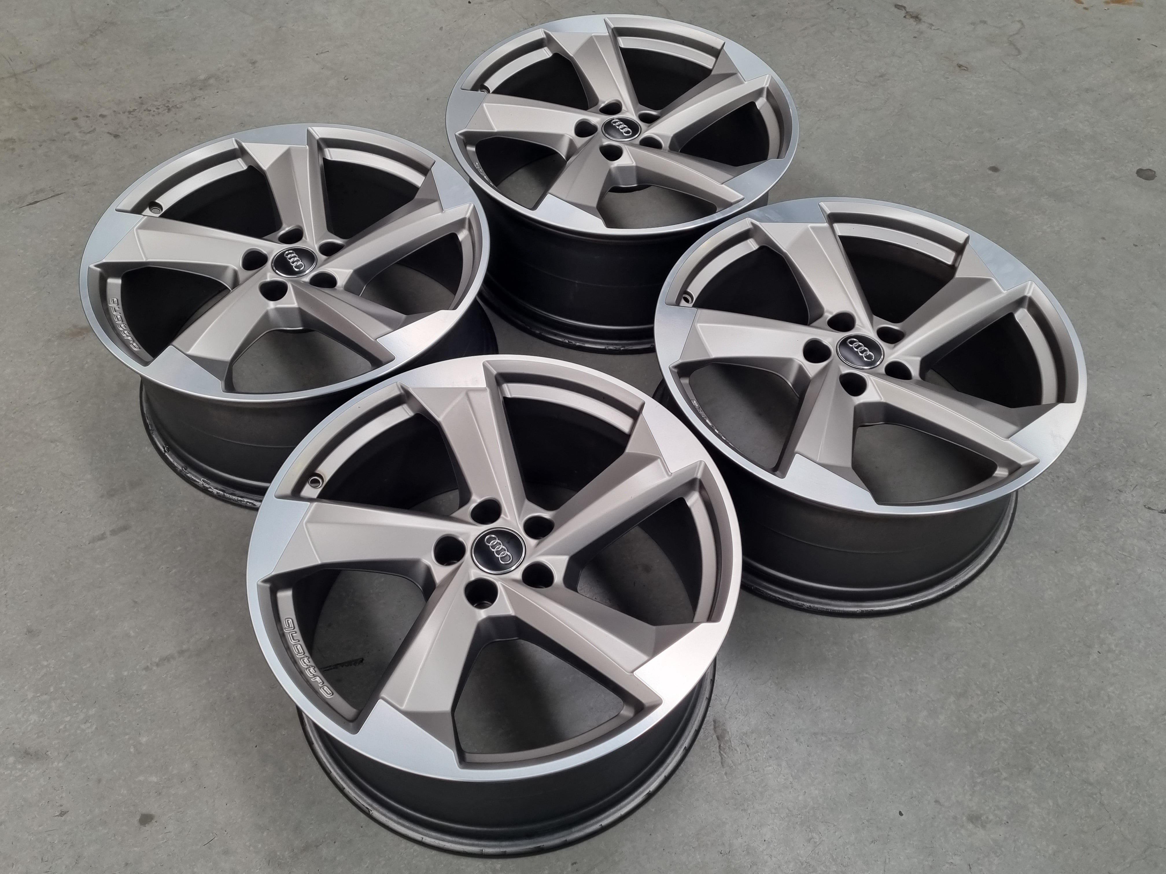 Genuine AUDI Q7 Model 4M Quattro Design 20 Inch Alloy Wheels Set of 4 ...