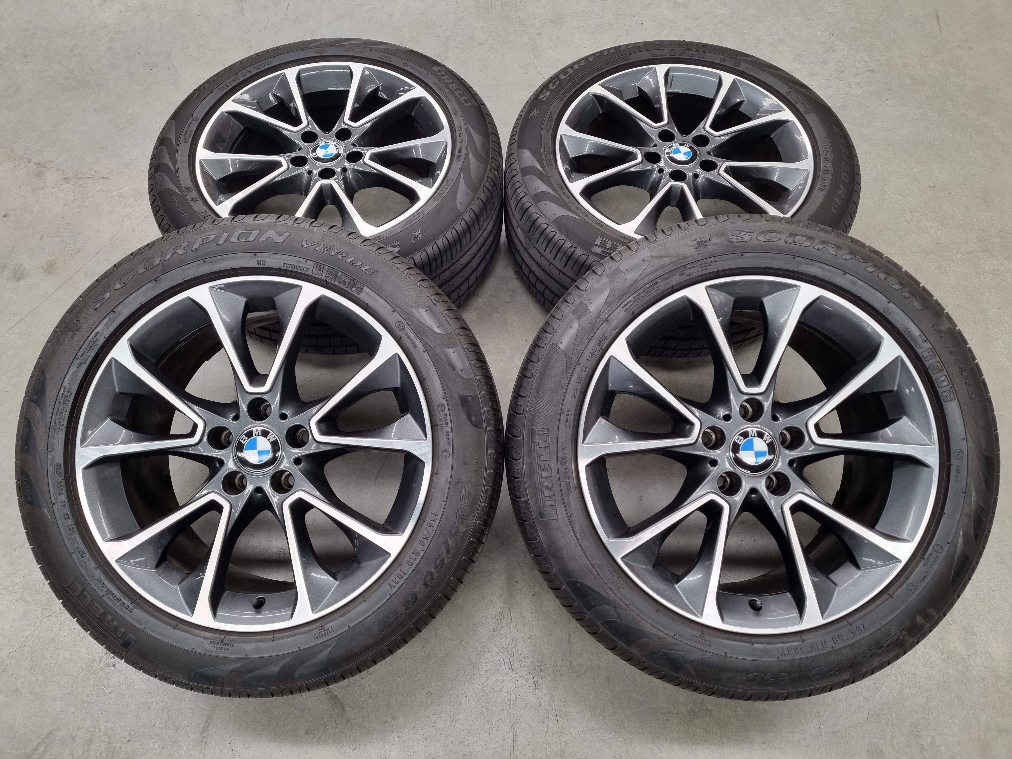 Genuine BMW X5 F15 Style 449 Grey 19 Inch Wheels and Tyres Set of 4 ...