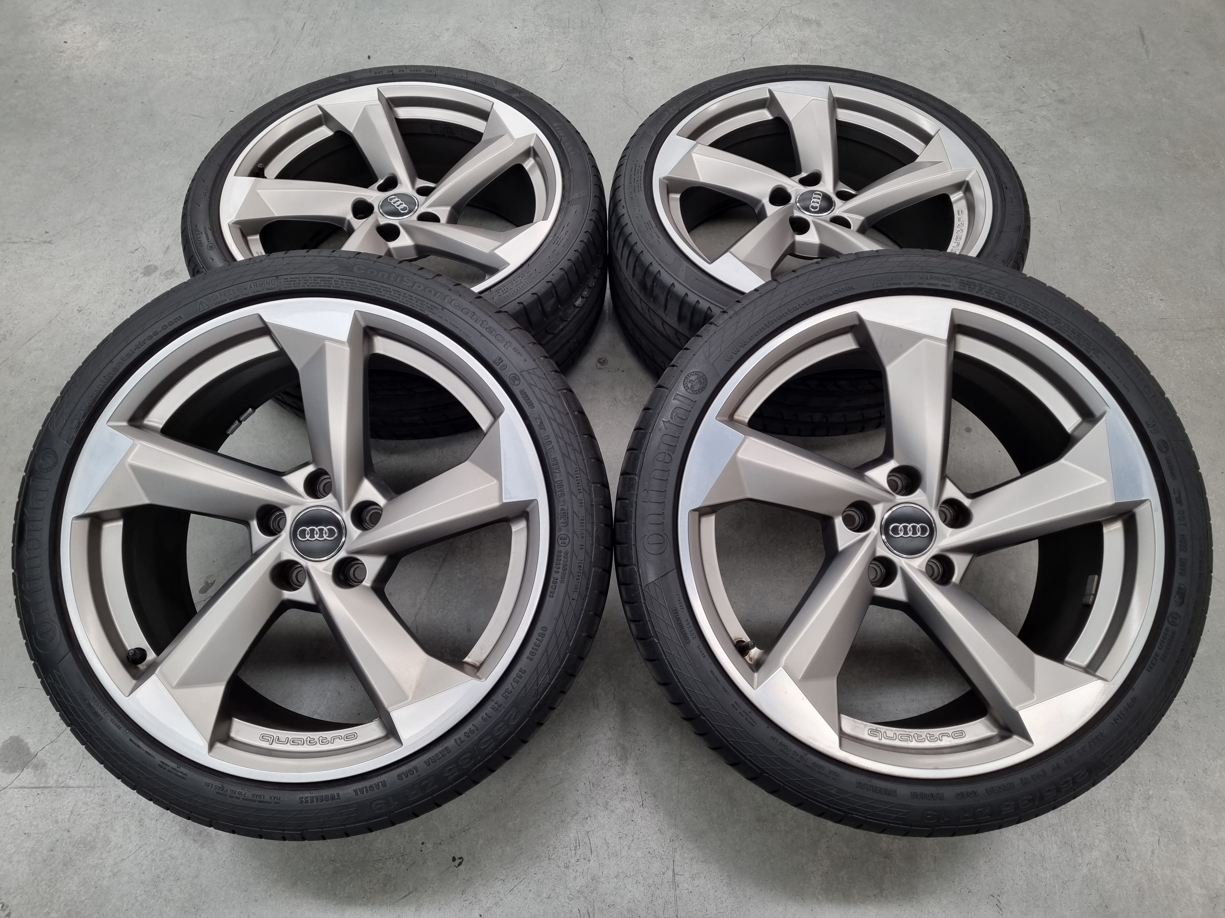 Genuine AUDI A5 S5 19 Inch Quattro Wheels and Tyres Set of 4 – Wheel Dealer