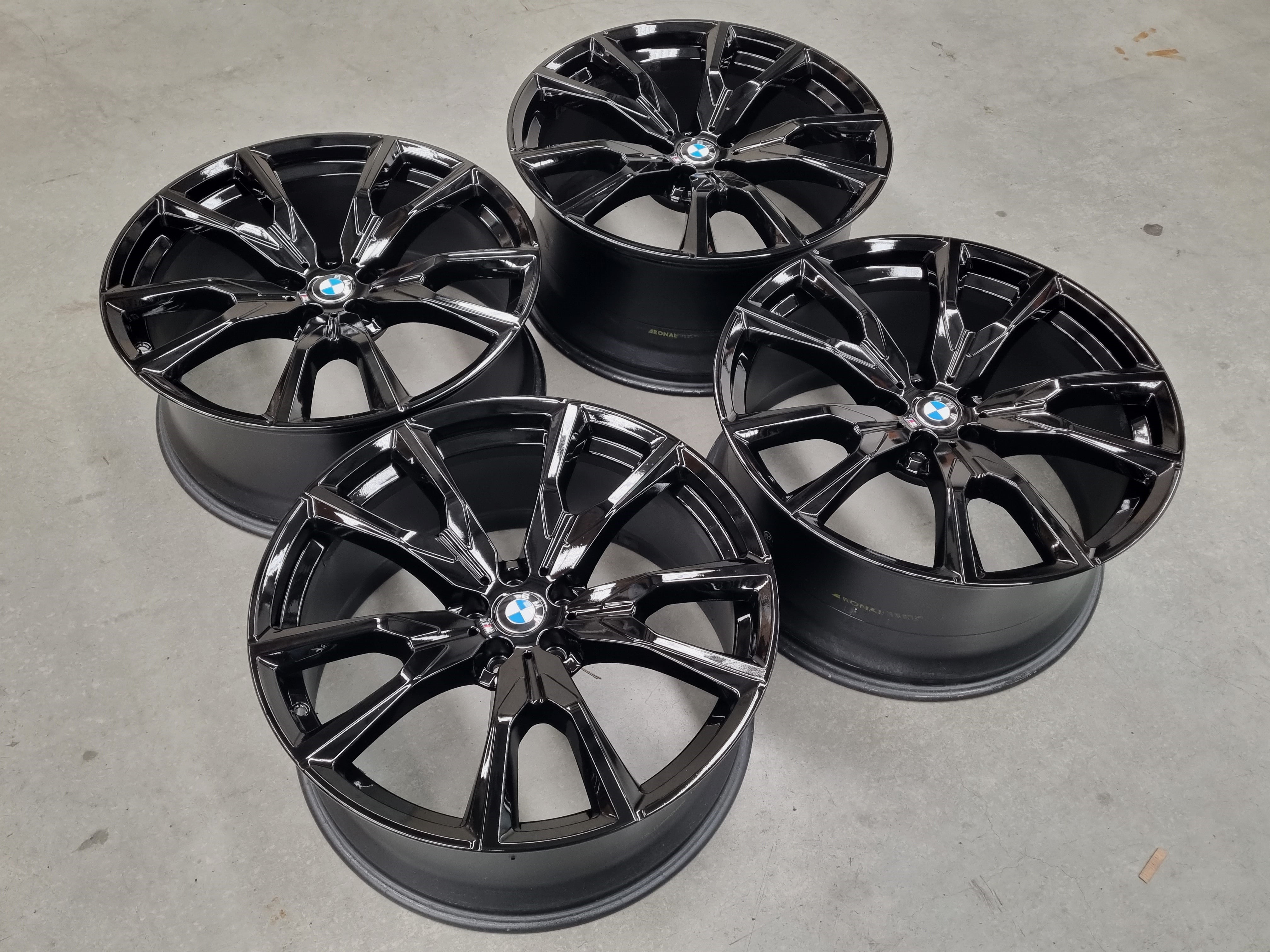 Genuine BMW X7 G07 Style 755M 22 Inch Black Alloy Wheels Set of 4 ...