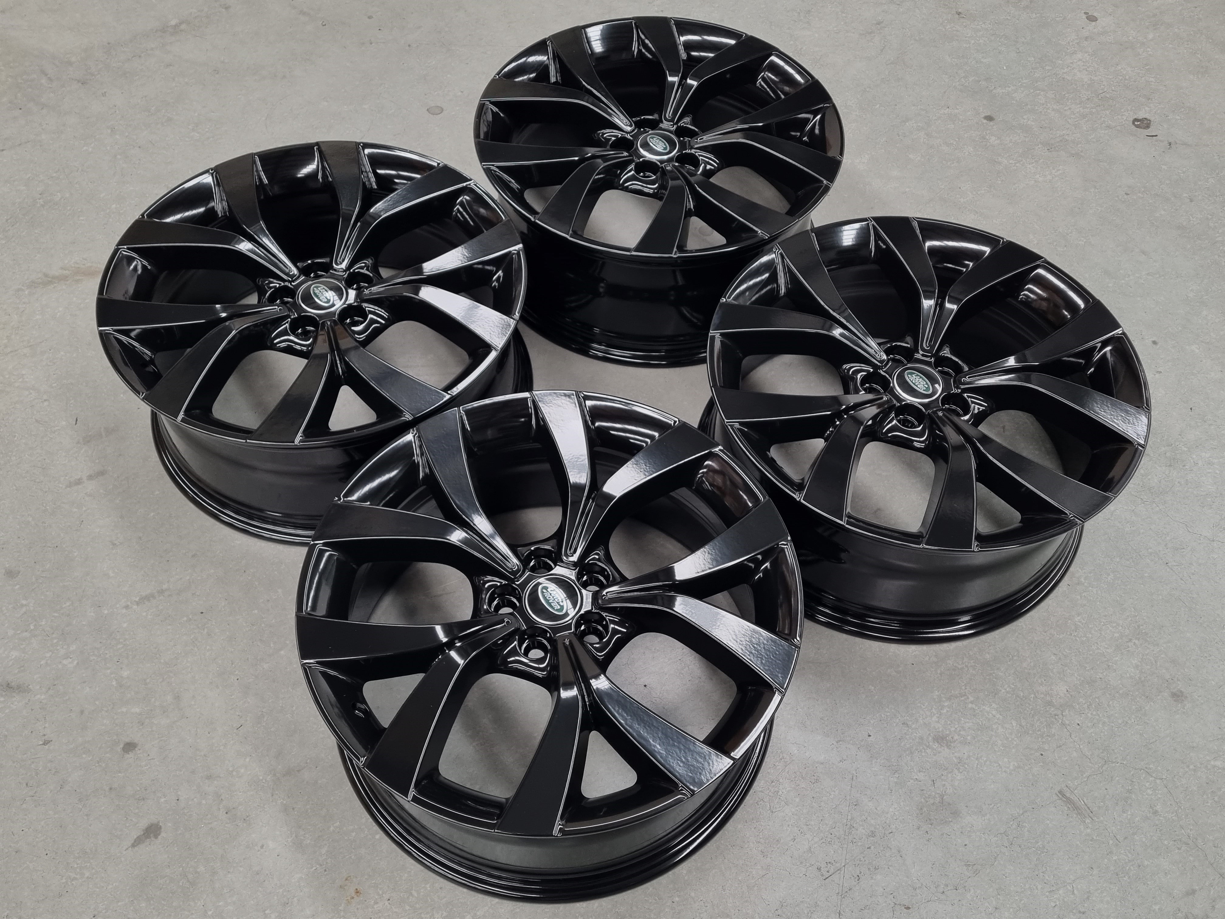 Genuine Range Rover Evoque 2022 Model Black 20 Inch Alloy Wheels Set o ...