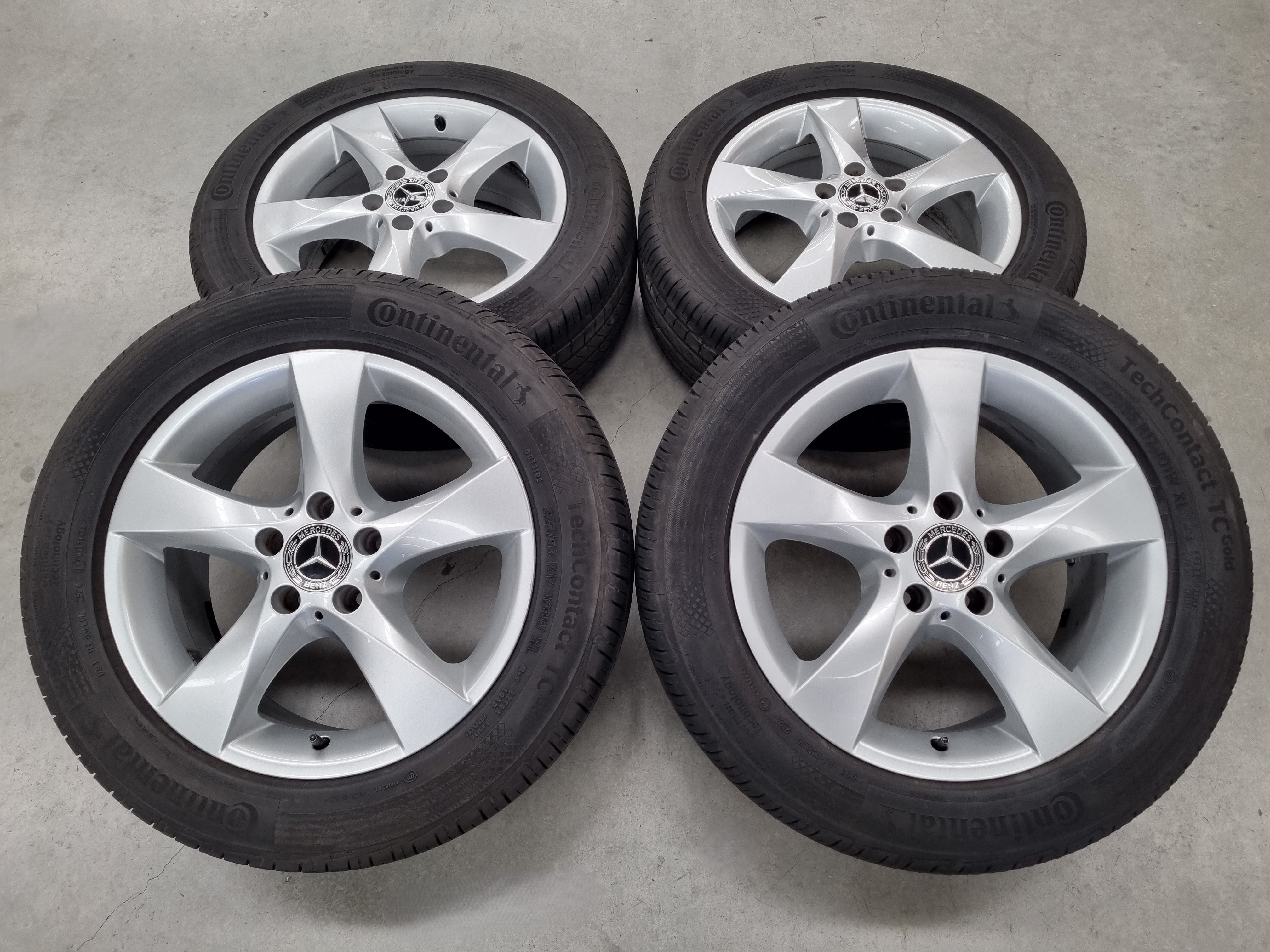 Genuine Mercedes Benz V-Class Viano Vito 17 Inch Wheels and Tyres Set ...