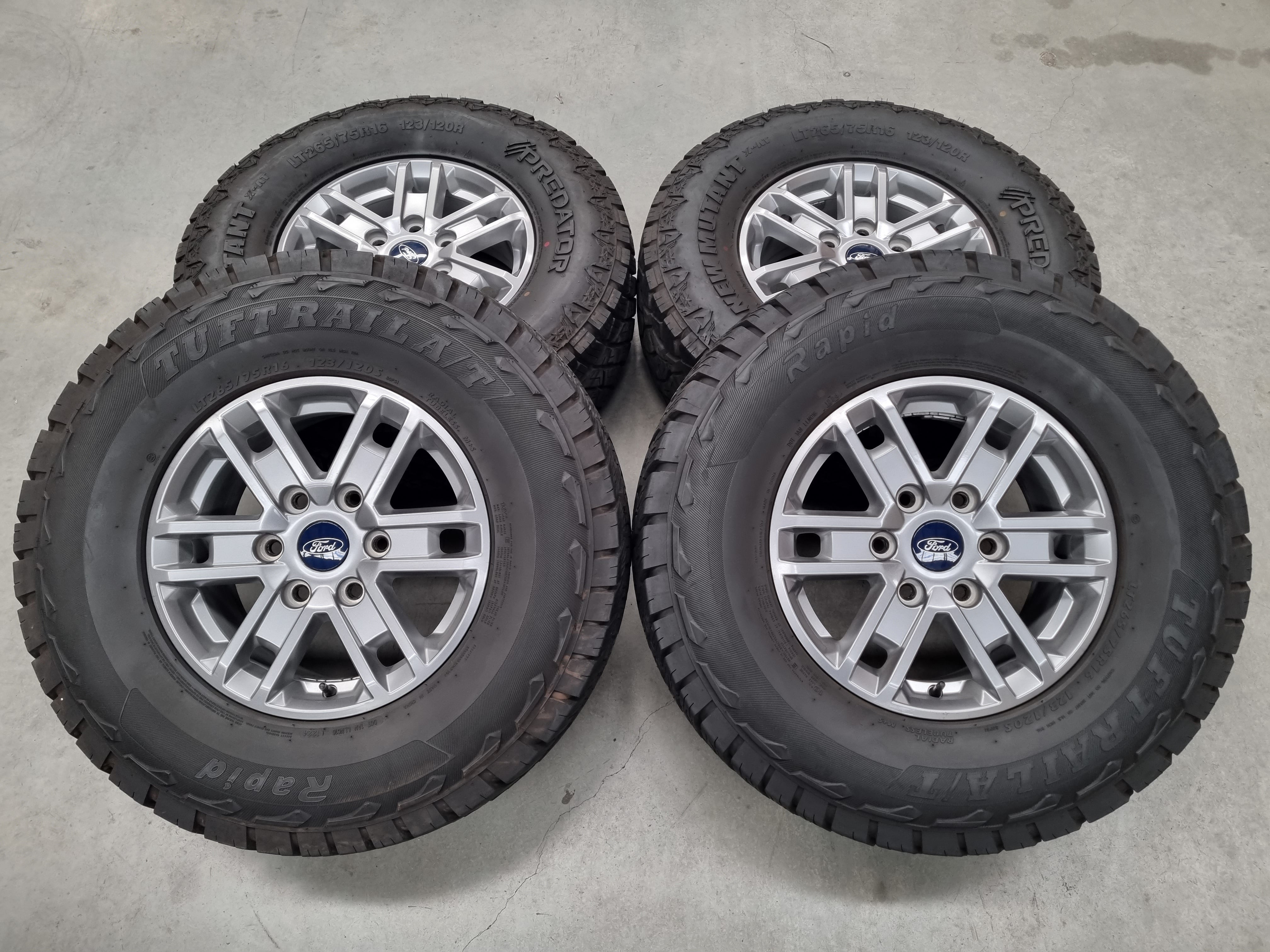 Genuine FORD Ranger LTX 16 Inch Wheels and Tyres Set of 4 – Wheel Dealer