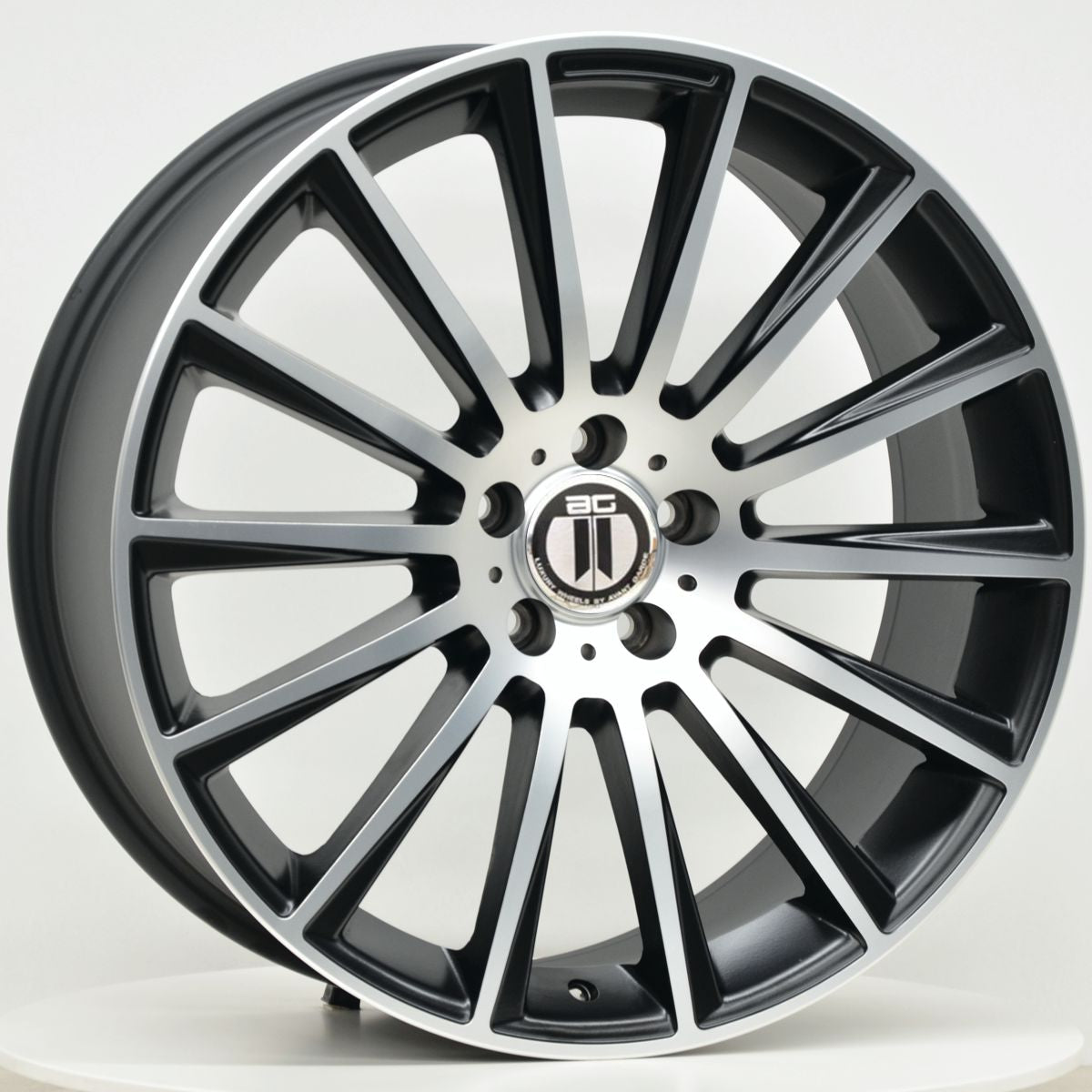 AM500 20 Inch Staggered ET42 Satin Black Machined – Wheel Dealer