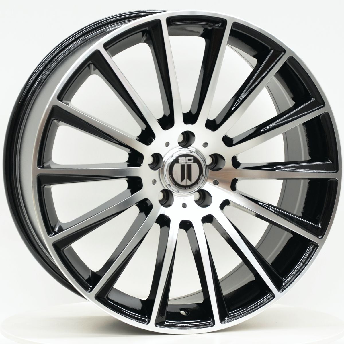 AM500 19 Inch Staggered ET38 Black Machined Face – Wheel Dealer