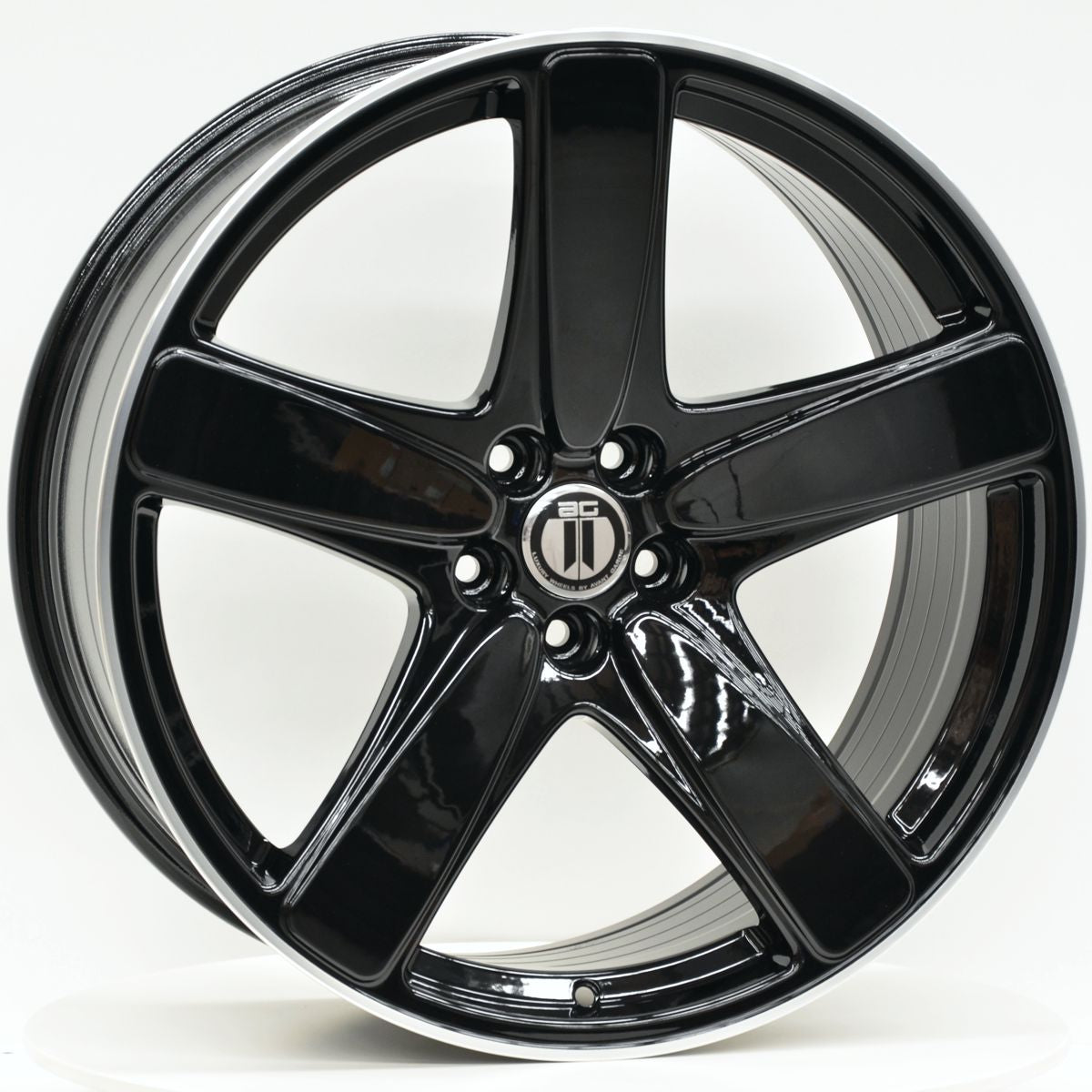 STAR 21 Inch Staggered Black Machined Lip Wheels - PORSCHE MACAN ...