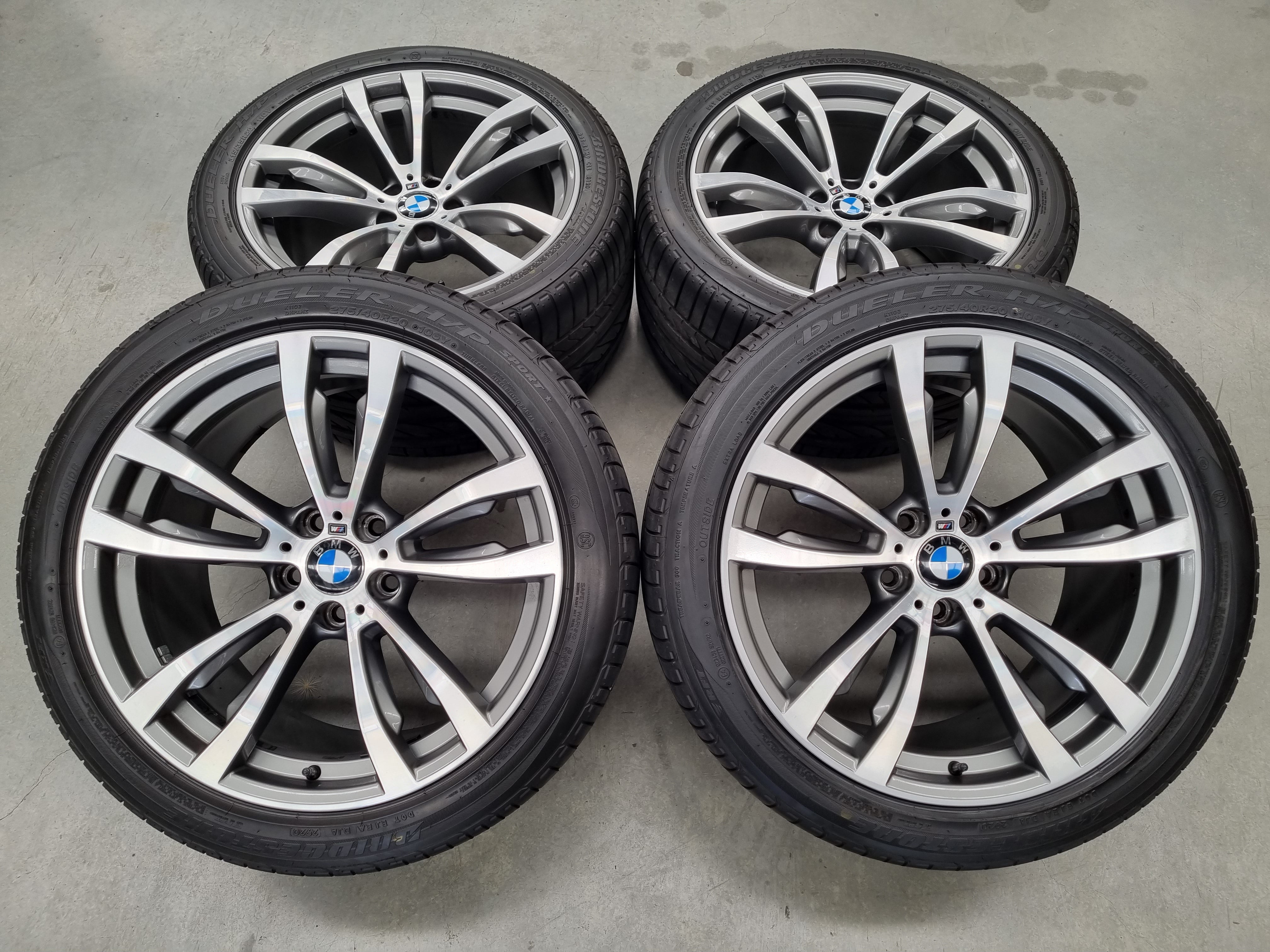 Genuine BMW X5 F15 Style 469M Sport 20 Inch Wheels and Tyres Set of 4 ...