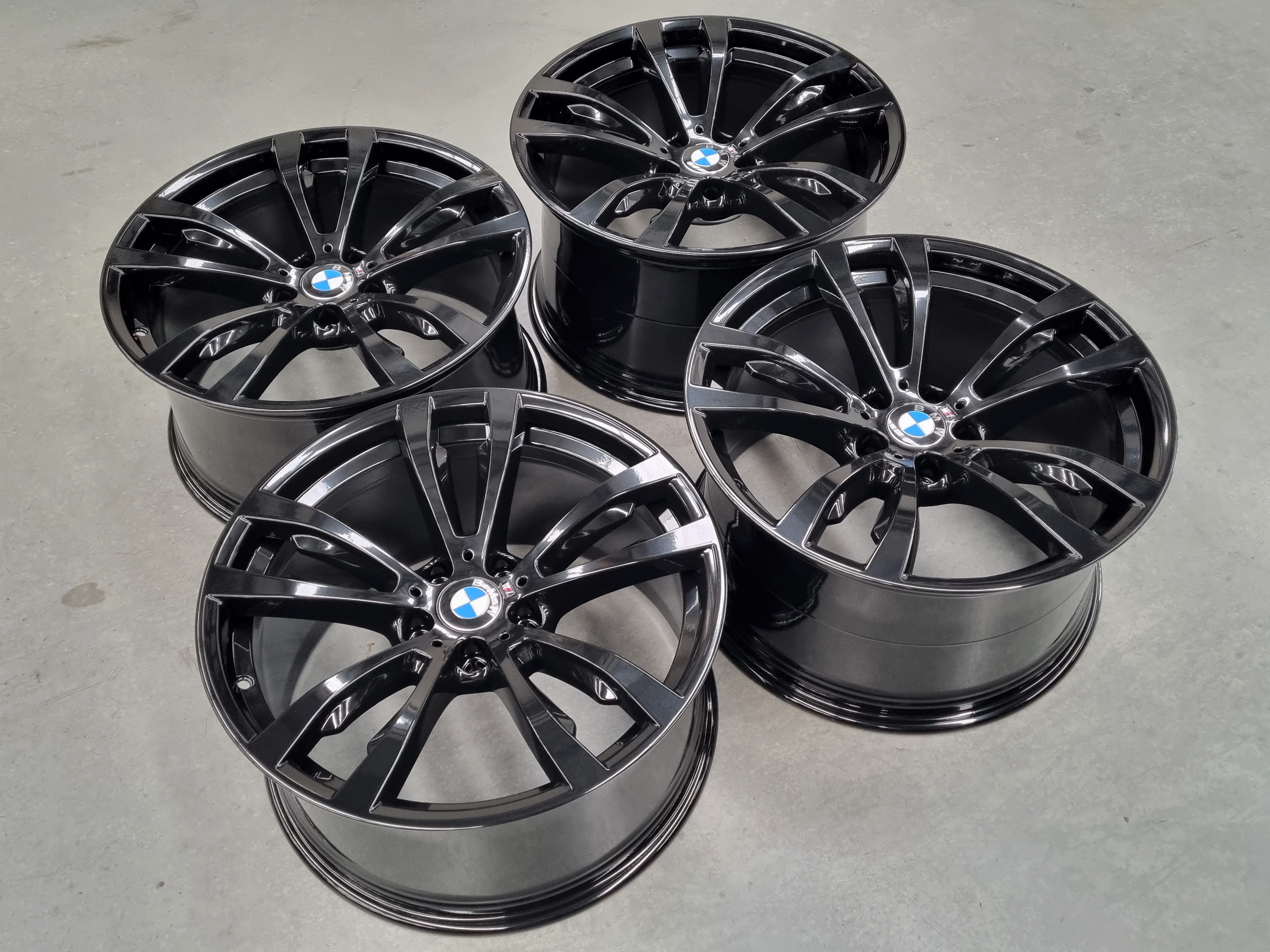 Genuine BMW X5 F15 Style 469M Sport Black 20 Inch Wheels Set of 4 ...