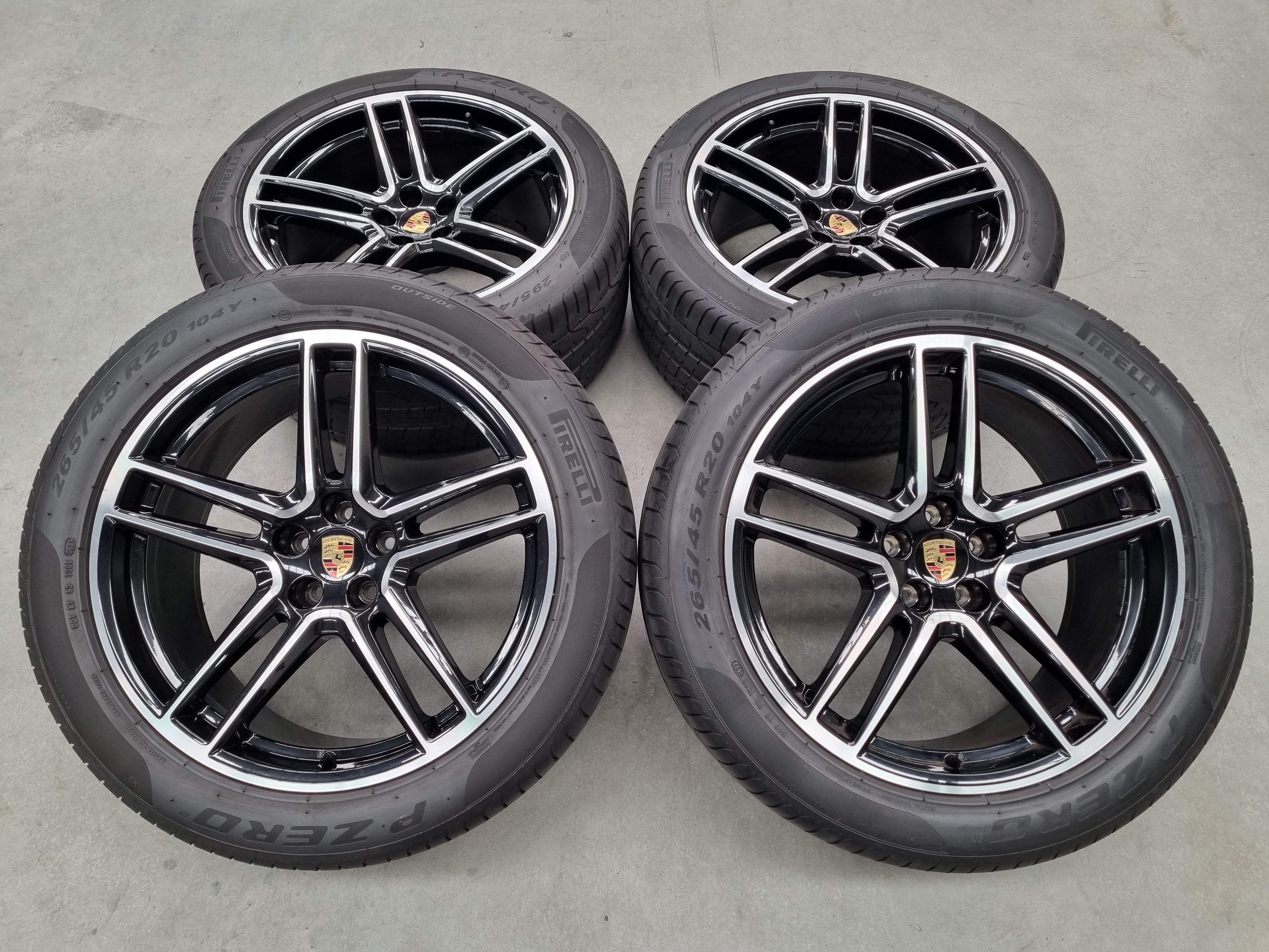 Genuine Porsche Macan 2021 Model 20 Inch Wheels and Tyres Set of 4 ...