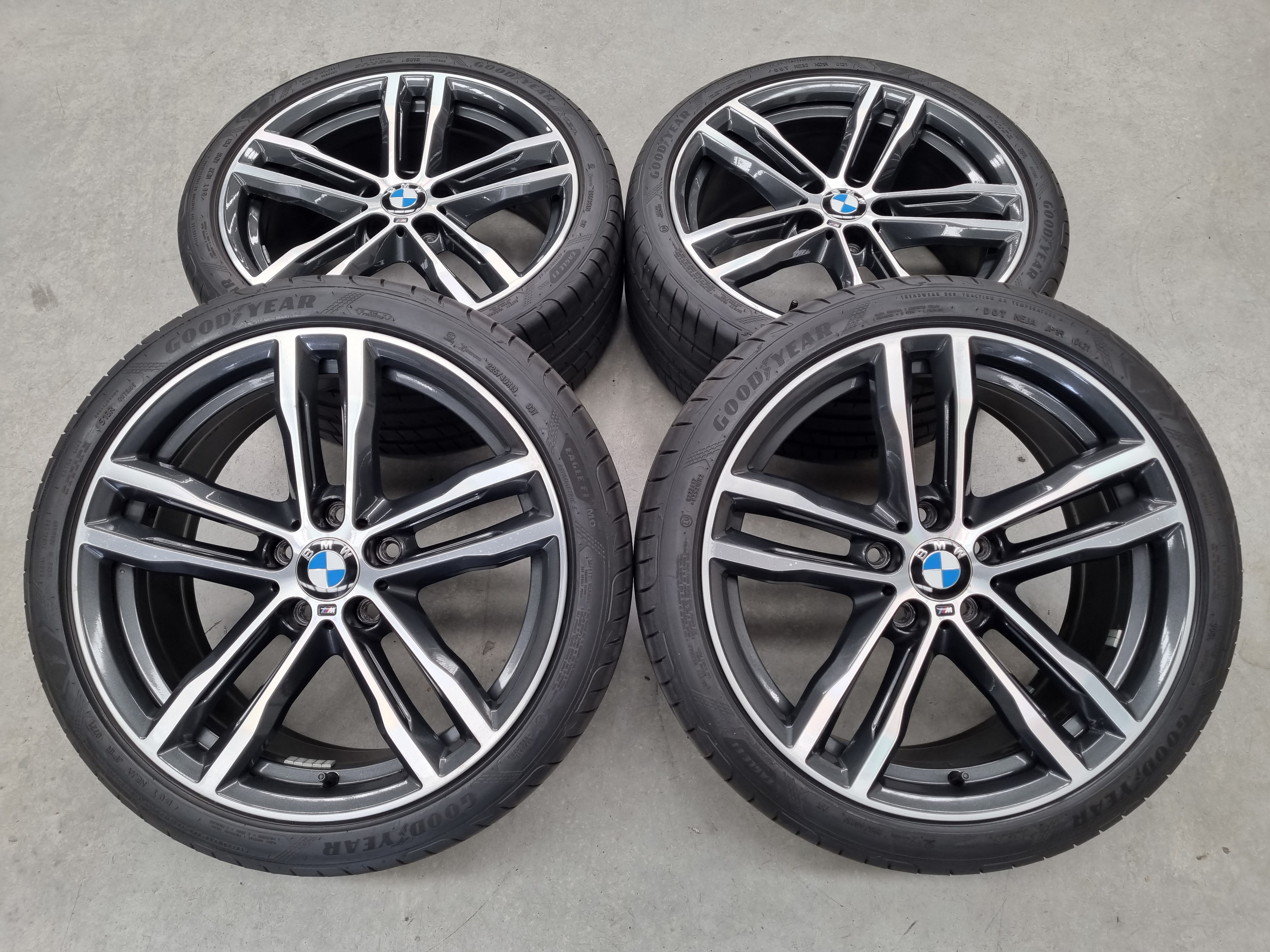 Genuine BMW 3 Series F30 Style 704M 19 Inch Wheels and Tyres Set of 4 ...