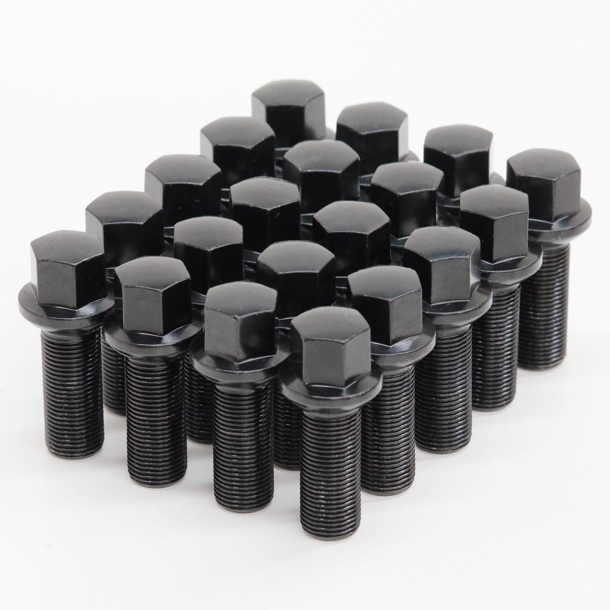 WHEEL LUG BOLTS 15x1.25 27mm Ball Type Black – Wheel Dealer